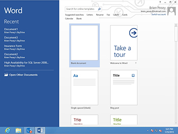Inside Look at Office 2013 for IT Pros: the Right Touch -- Redmondmag.com